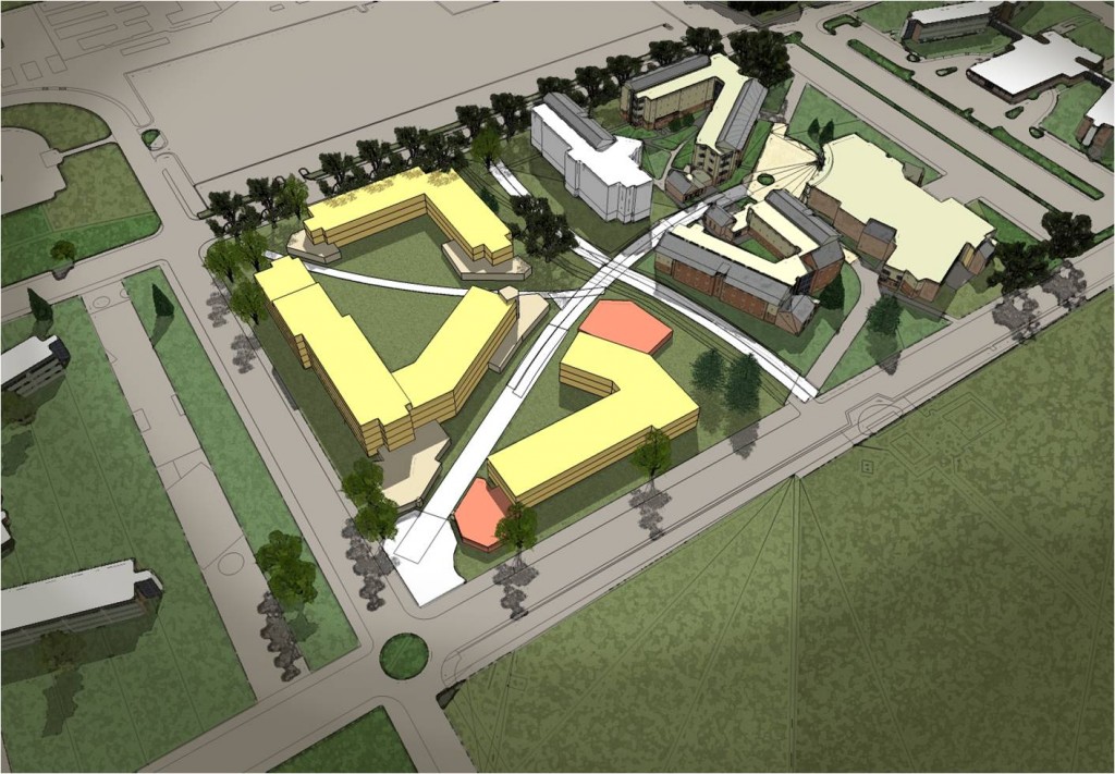 Site Massing Study - Mackey Mitchell Architects