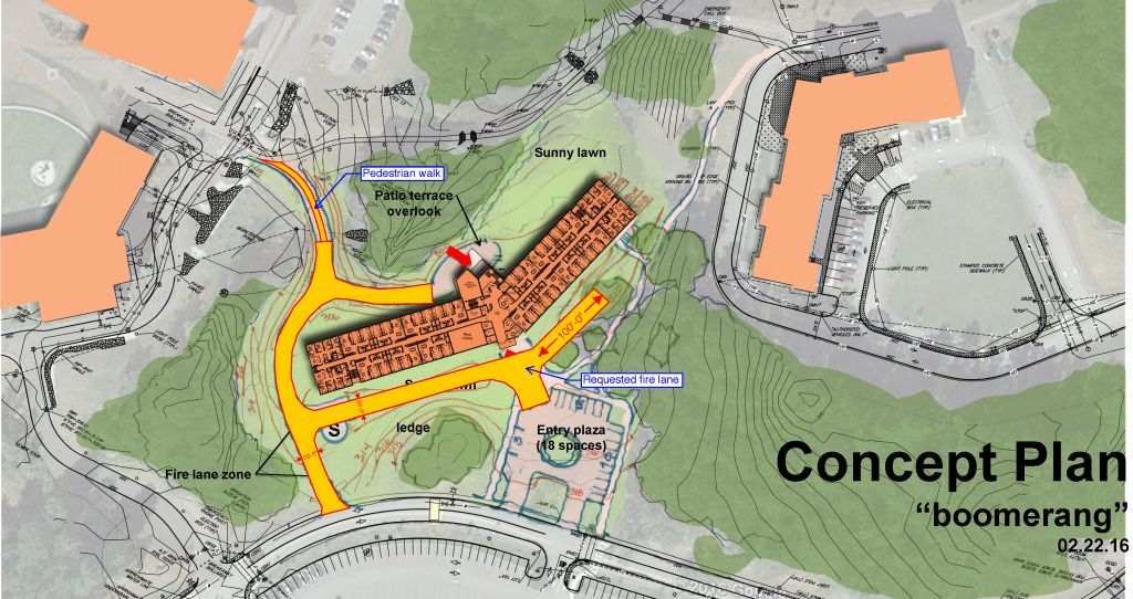 Concept Site Plan - Requested Fire Lane 2-23-16 - Mackey Mitchell ...