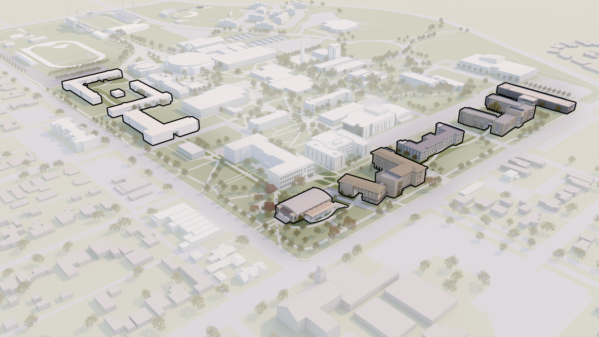 20200309_ACU_NH1_Render - Aerial - Mackey Mitchell Architects