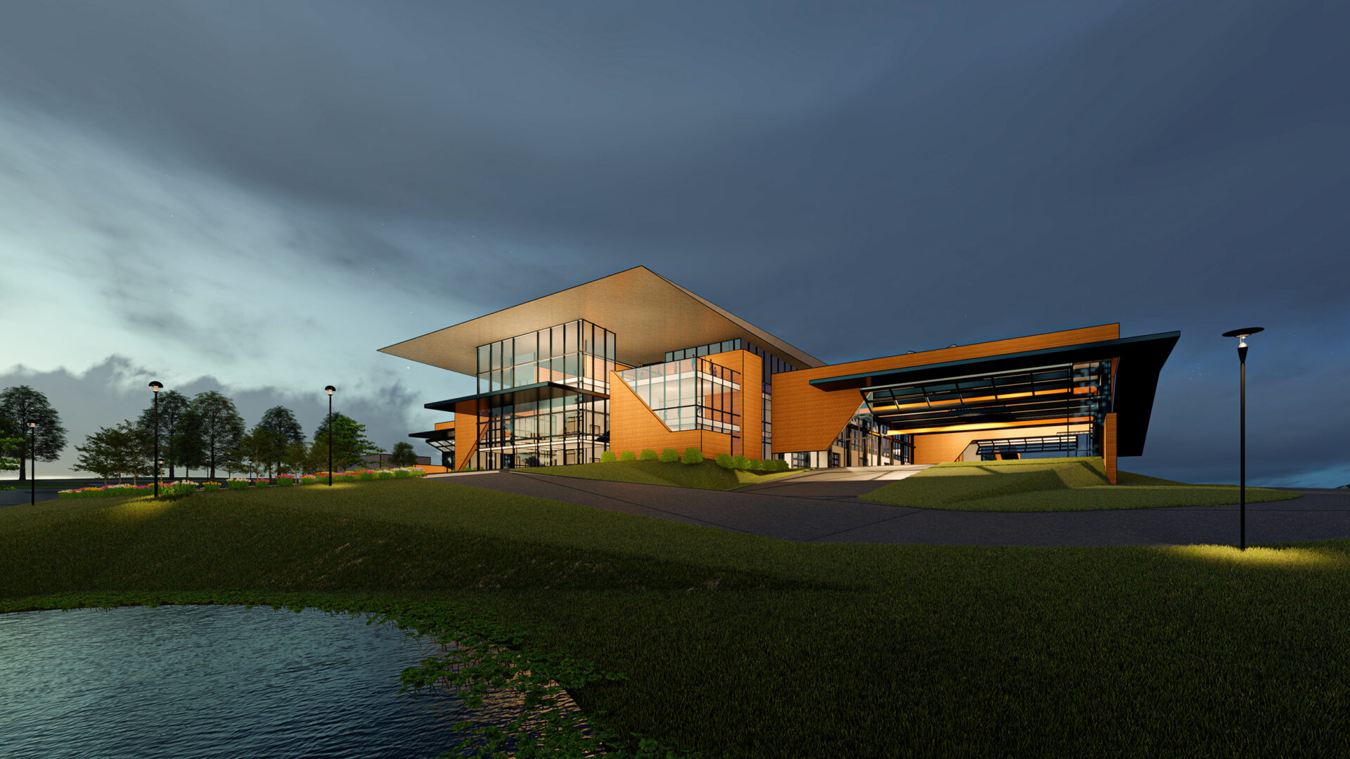 Exterior - Entrance_web - Mackey Mitchell Architects