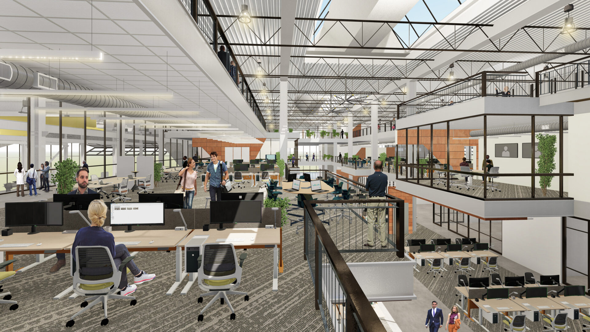 MME Atrium Level 2 - Mackey Mitchell Architects