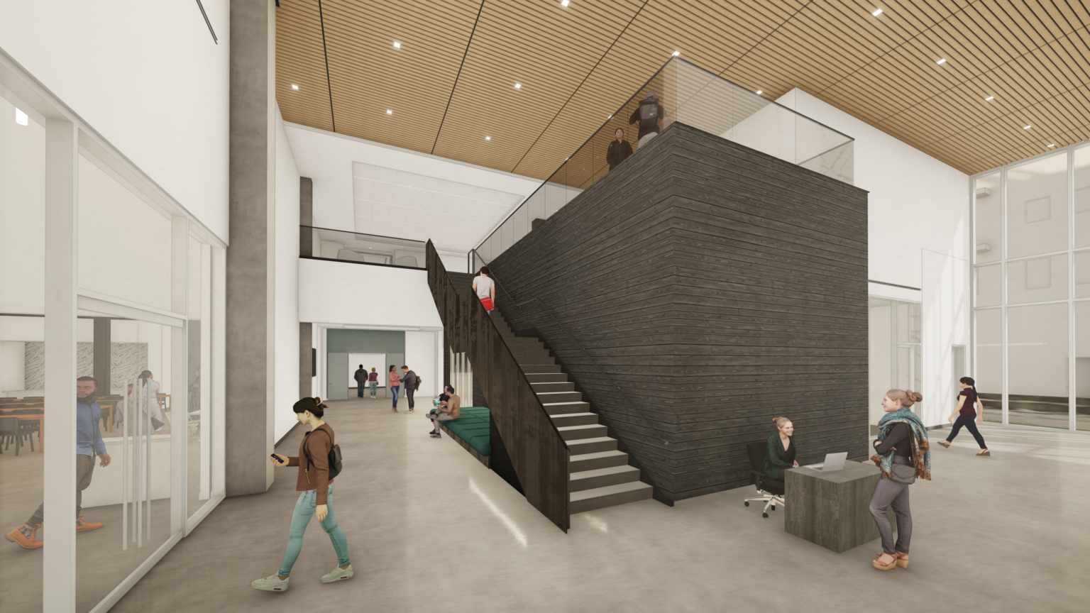 Interior Lobby 2 - Final - Mackey Mitchell Architects