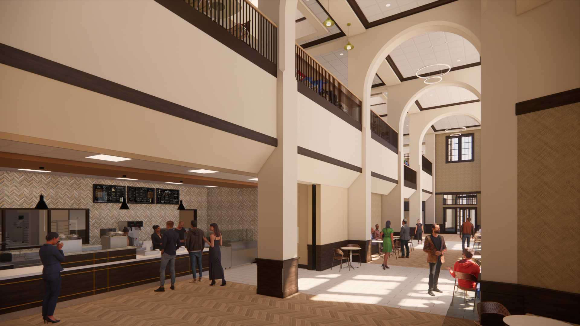 Lobby North - Mackey Mitchell Architects